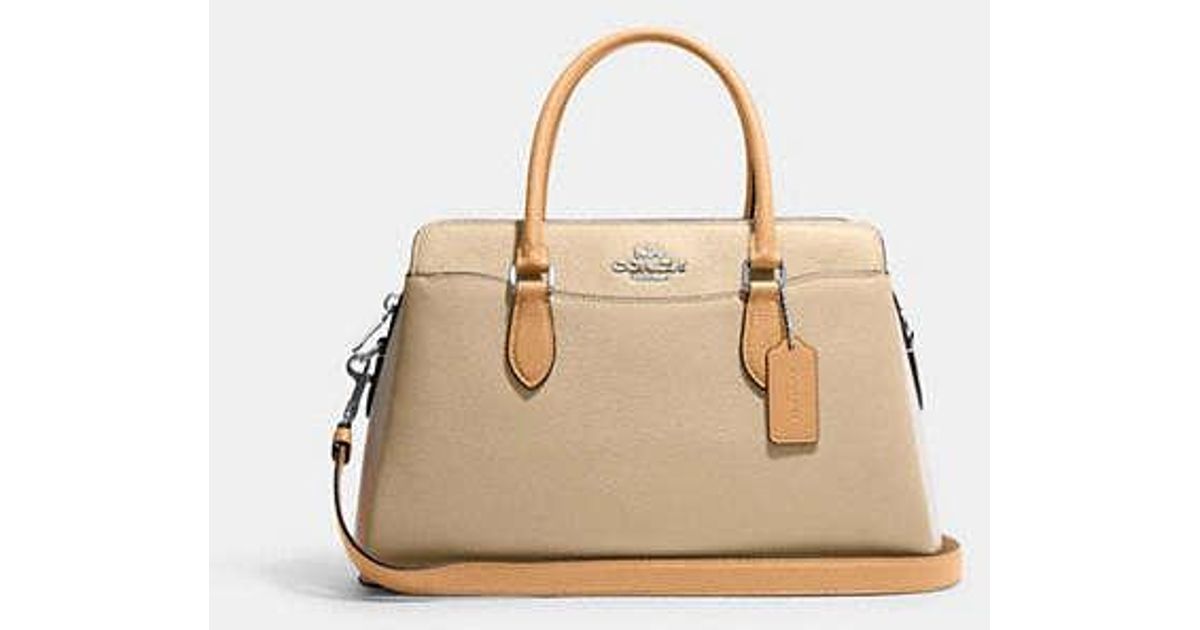 COACH Darcie Carryall Bag in Black | Lyst UK