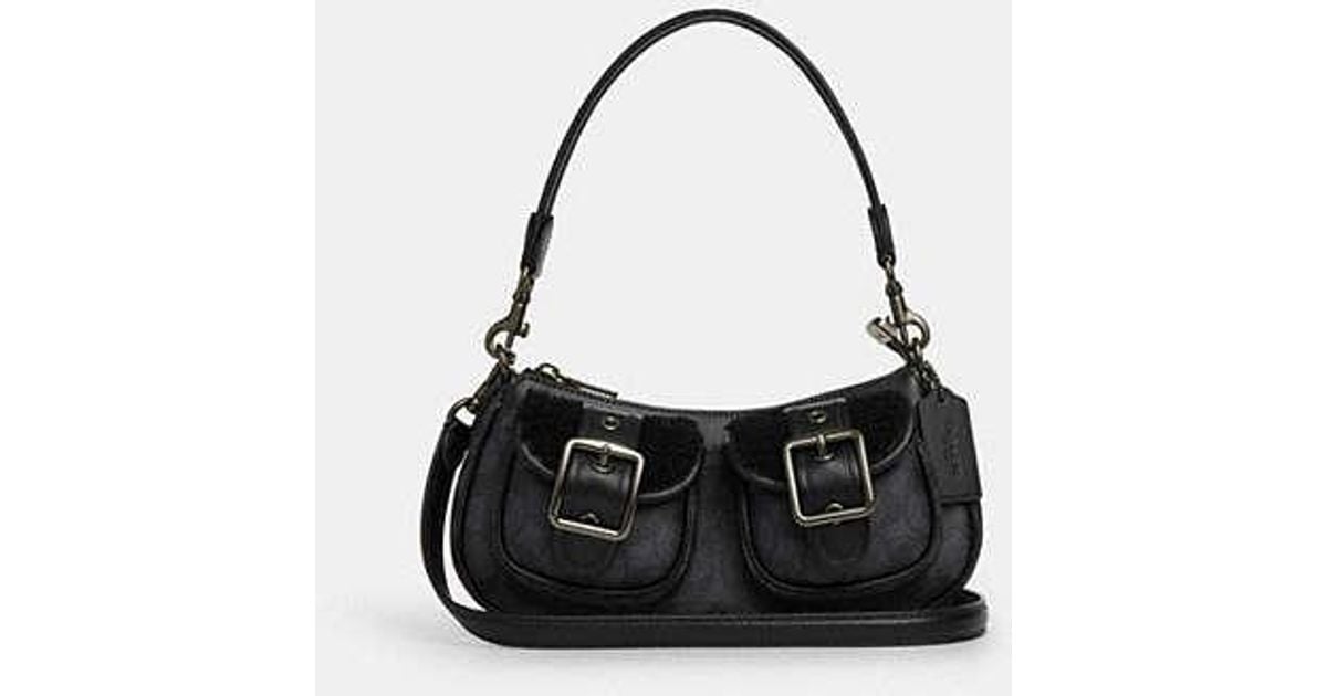 COACH Ashton Bag In Signature Canvas in Black | Lyst