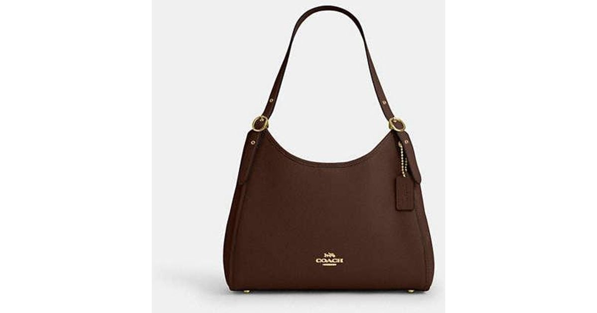 COACH Erin Shoulder Bag in Brown | Lyst