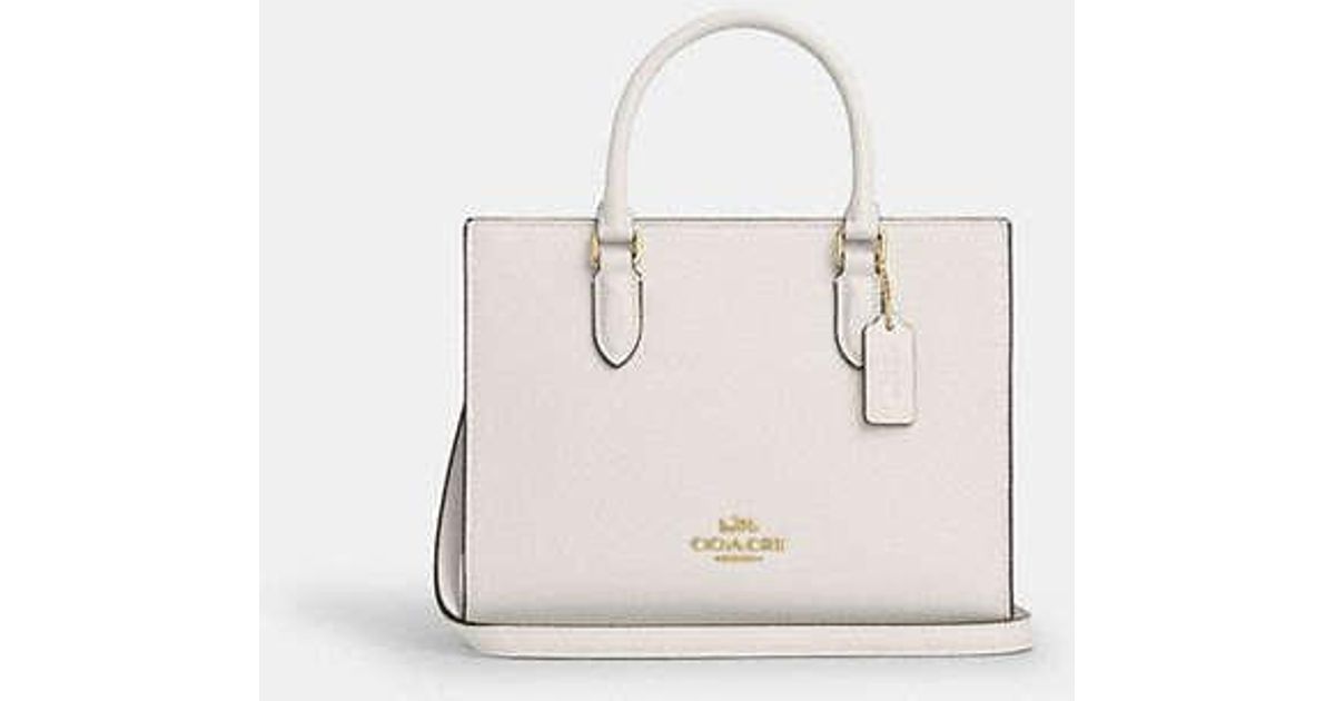 COACH Maggie Small Tote Bag in Black | Lyst