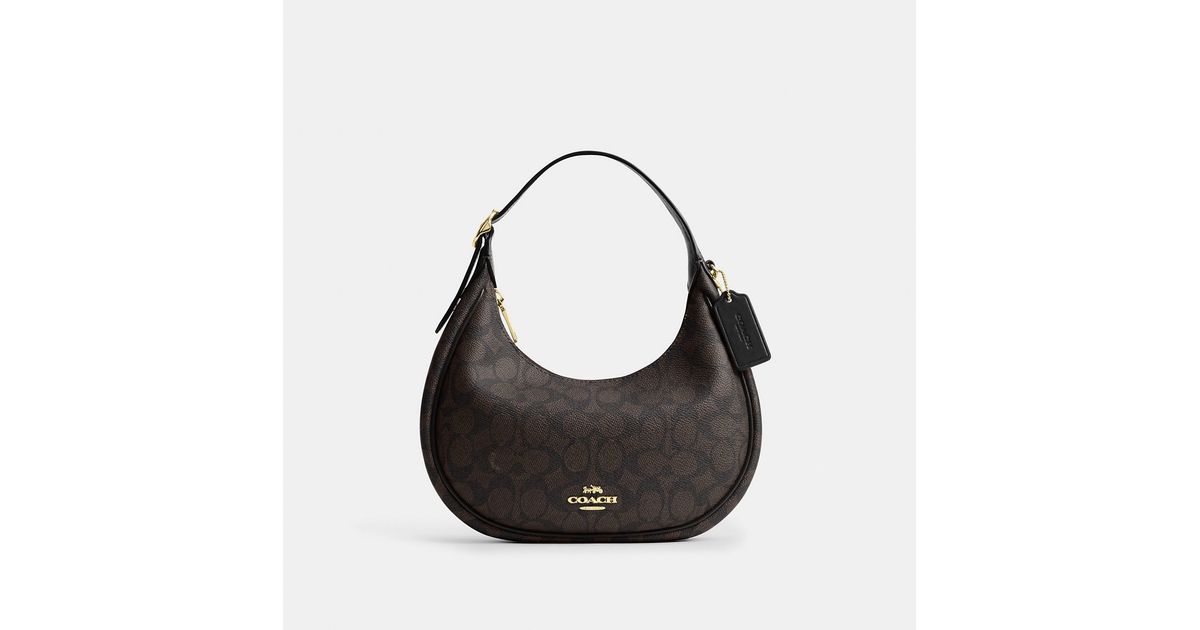 COACH Emily Shoulder Bag in Black | Lyst
