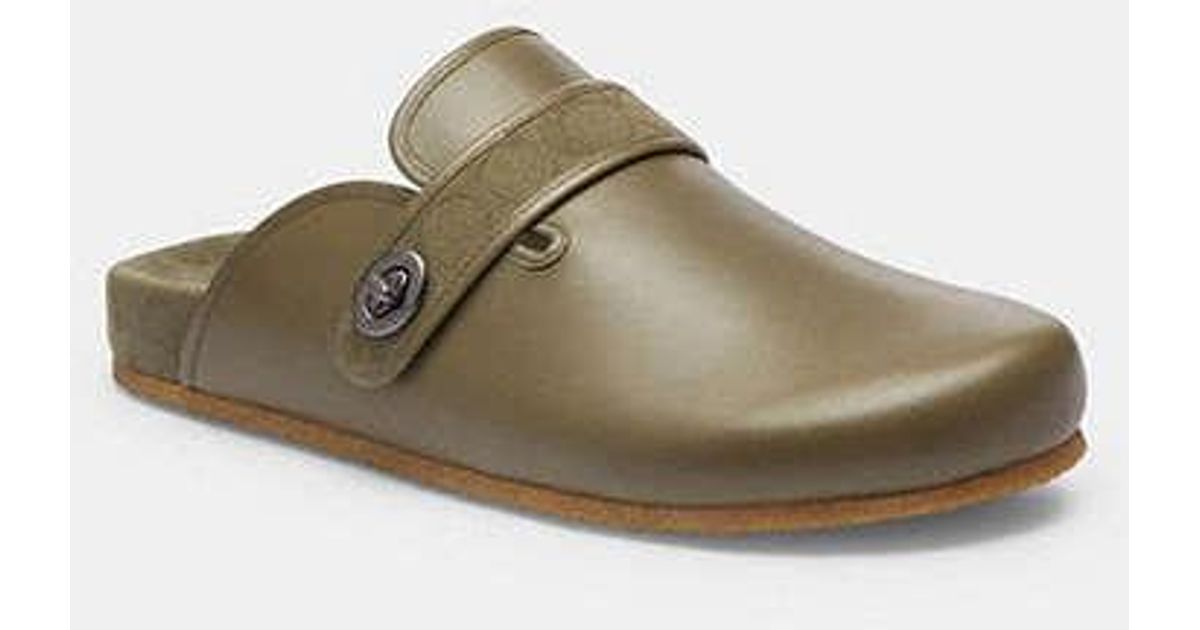 COACH Blake Clog Jacquard in Black for Men | Lyst