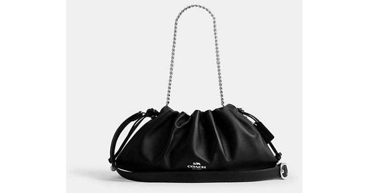 COACH Faye Large Shoulder Bag in Black | Lyst