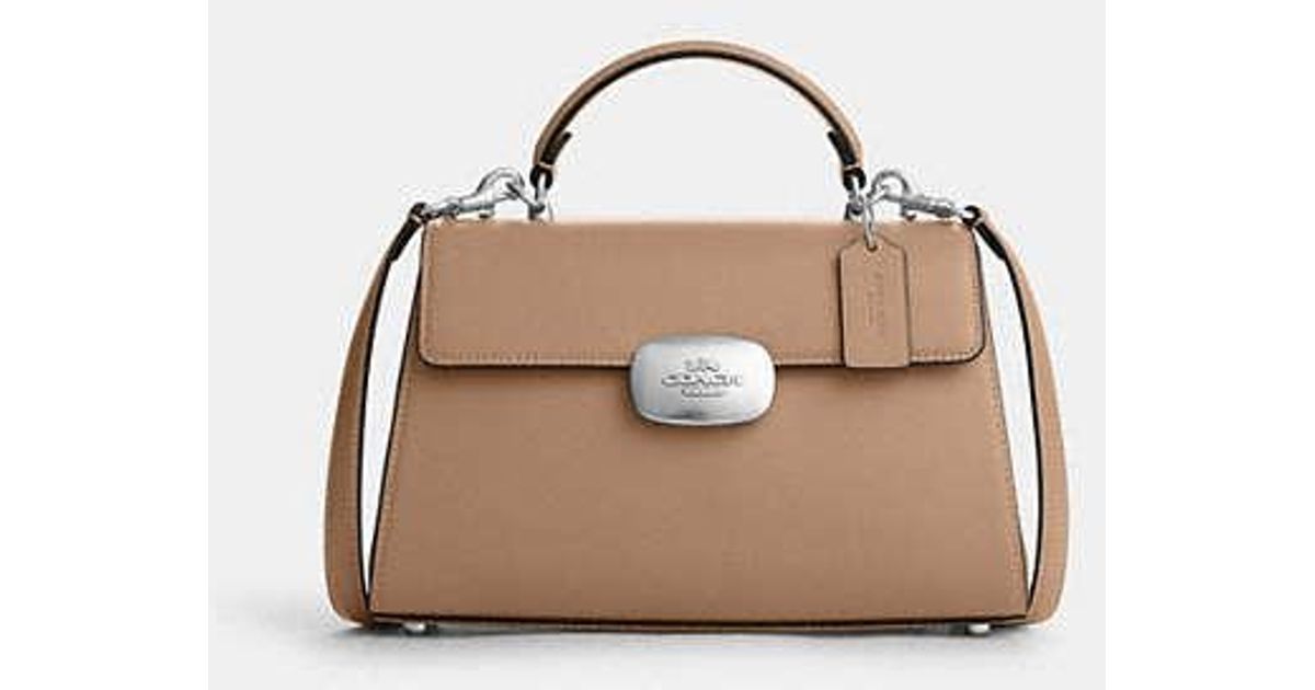 COACH Eliza Top Handle in Black | Lyst