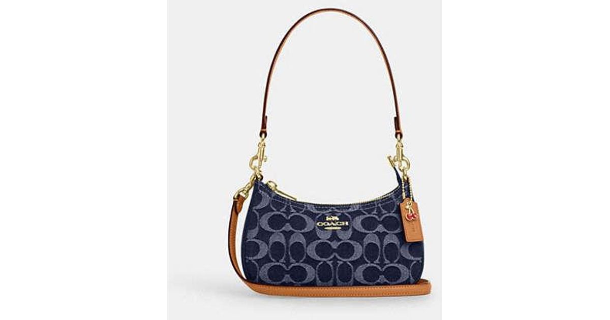COACH Teri Mini Crossbody Bag in Black | Lyst