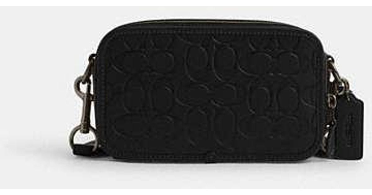 COACH Wyatt Crossbody Bag In Signature Leather in Black for Men | Lyst