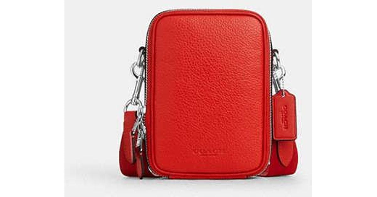 COACH Stanton Crossbody in Red for Men | Lyst