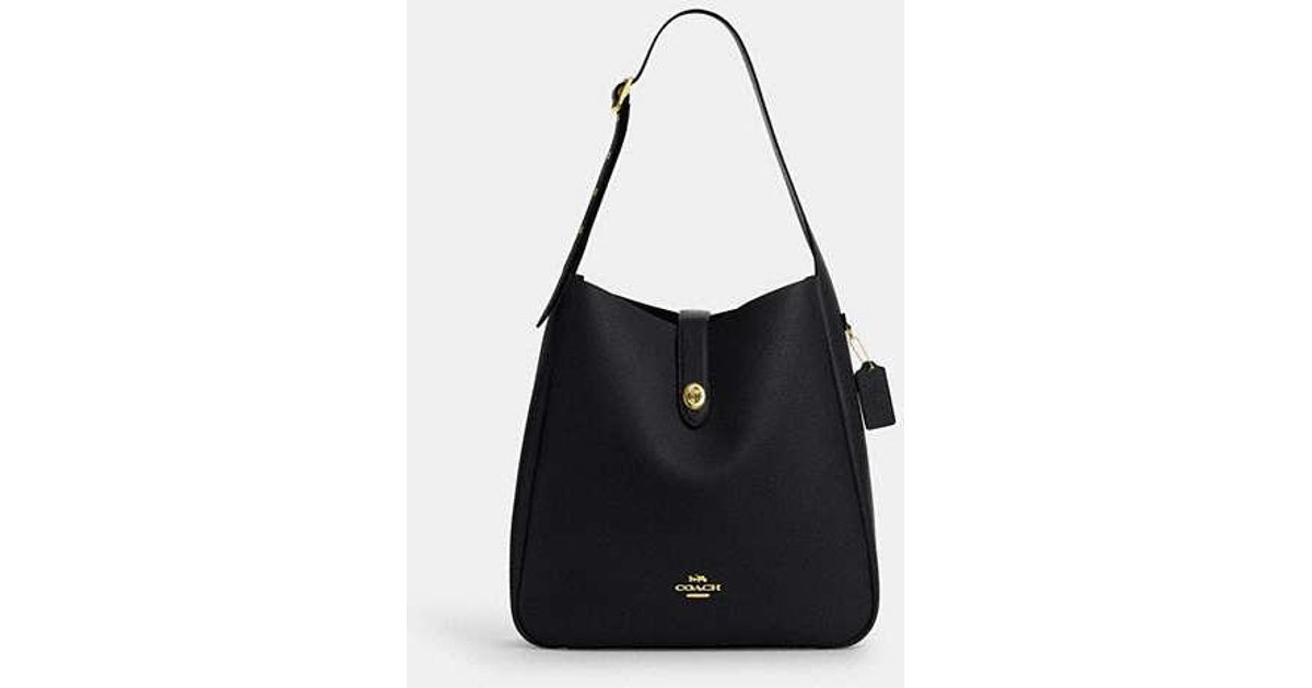 COACH Hadley Shoulder Bag in Black | Lyst