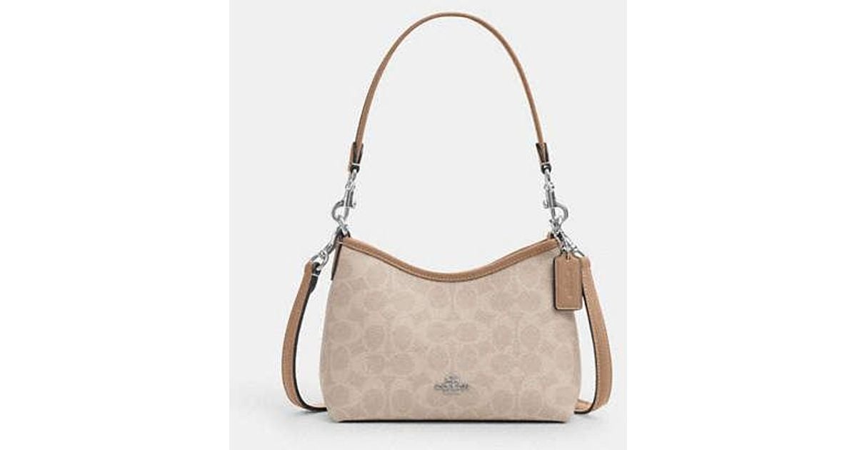 COACH Laurel Small Shoulder Bag in Black | Lyst