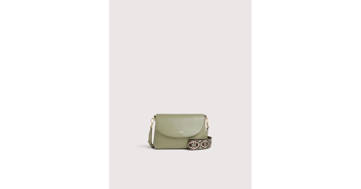 Coccinelle Grained Leather Minibag Paulina Mini in Natural | Lyst