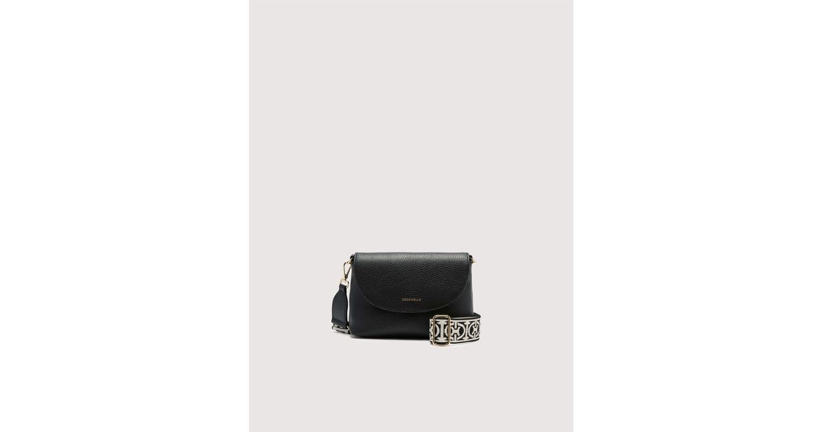 Coccinelle Grained Leather Minibag Paulina Mini in Black | Lyst