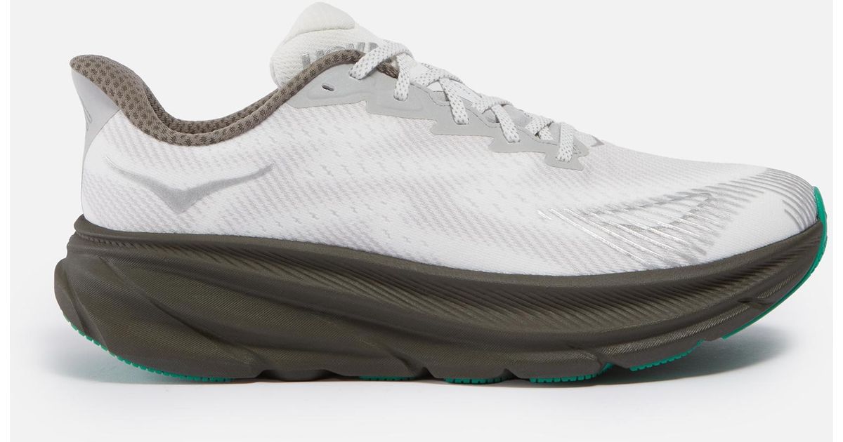 Hoka One One Clifton 9 Mesh Gore-Tex Trainers in White for Men | Lyst