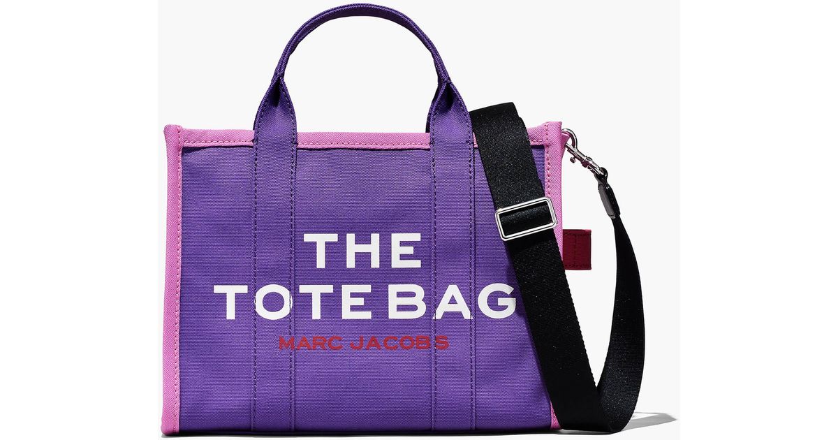 Marc Jacobs The Small Colorblock Tote Bag in Purple | Lyst