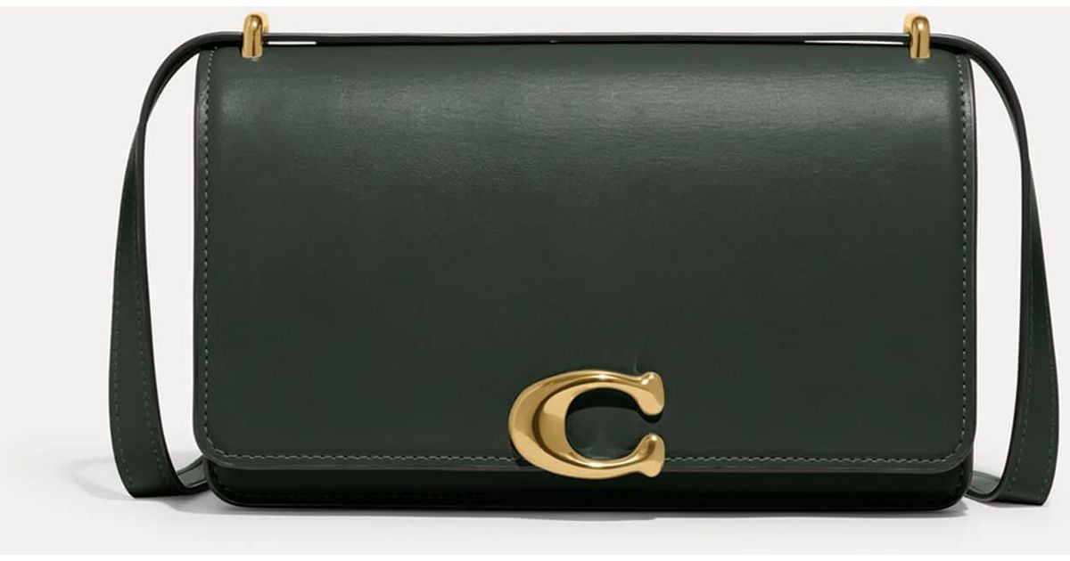 COACH Bandit Leather Shoulder Bag, Leather Bag, in Green | Lyst