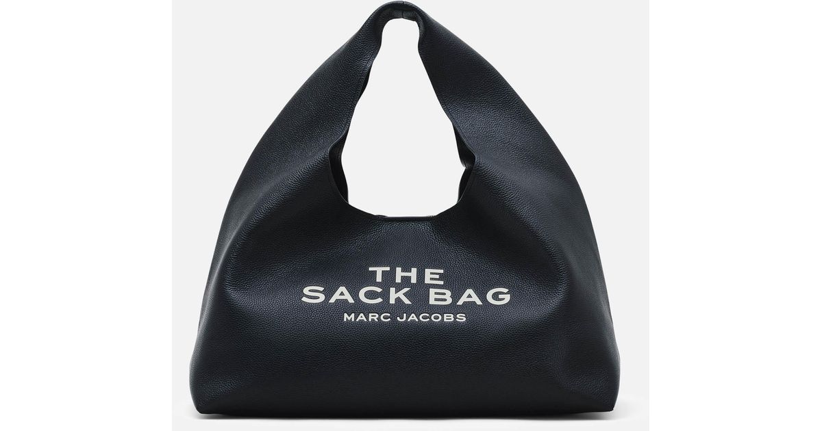 Marc Jacobs The Xl Leather Sack Bag in Black | Lyst UK
