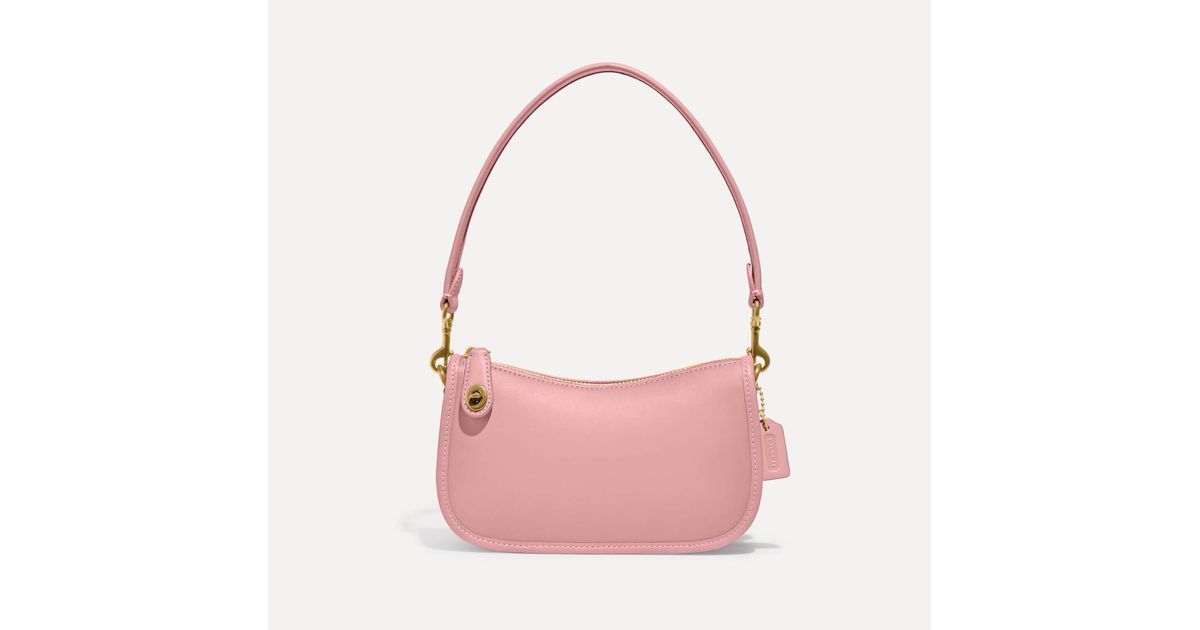 COACH Originals Swinger Leather Shoulder Bag in Pink | Lyst