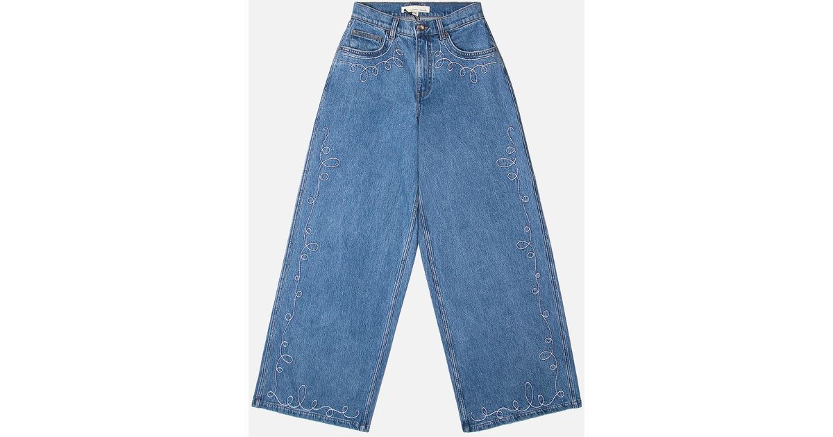 seventy + mochi Western Bay Denim Jeans in Blue | Lyst