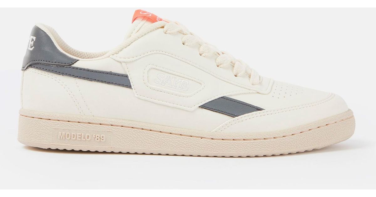SAYE Modelo '89 Vegan Leather Trainers in White | Lyst