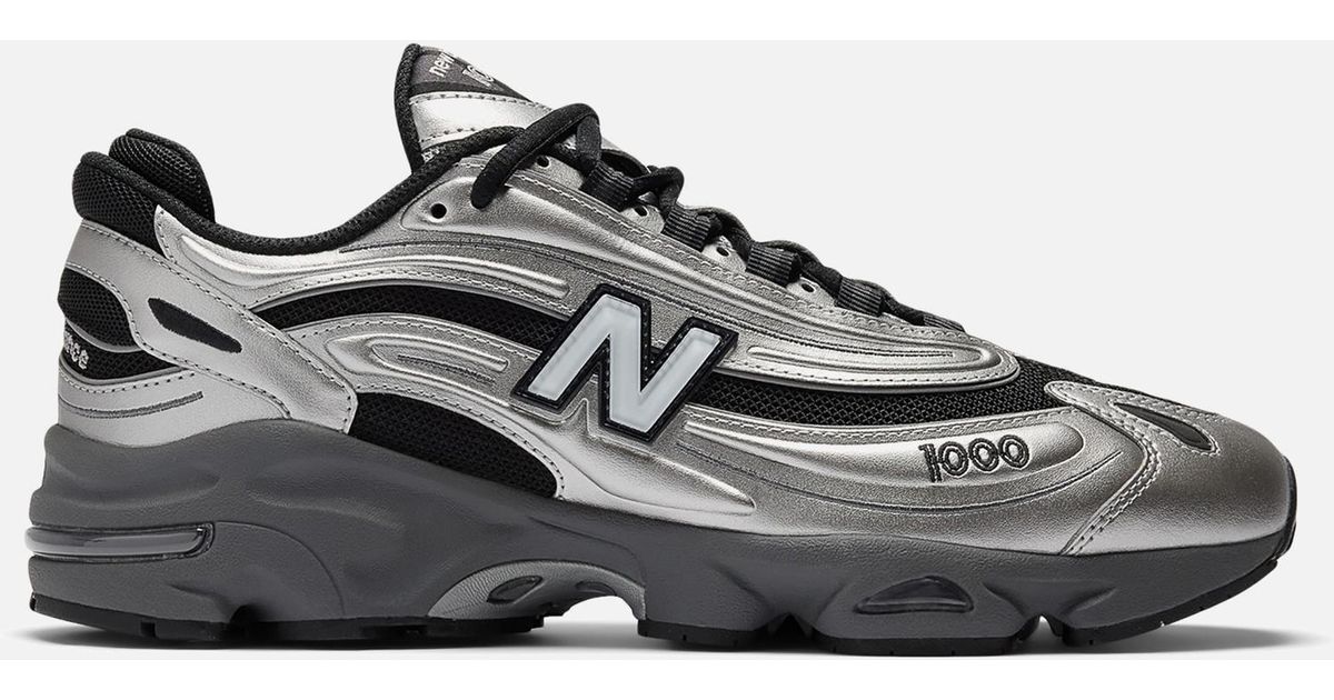 New Balance 1000 Mesh Trainers in Black for Men | Lyst