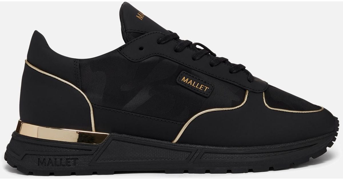 Mallet Mallet Popham Lite Triple Camo Trainers in Black for Men | Lyst