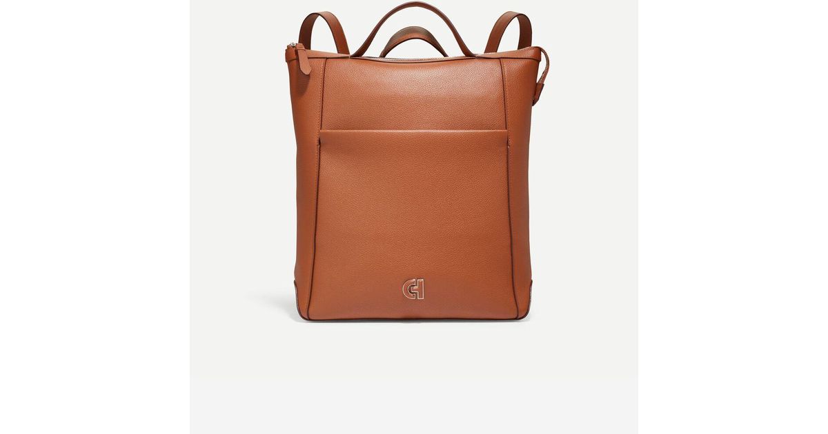 Cole Haan Grand Ambition Convertible Backpack in Brown | Lyst