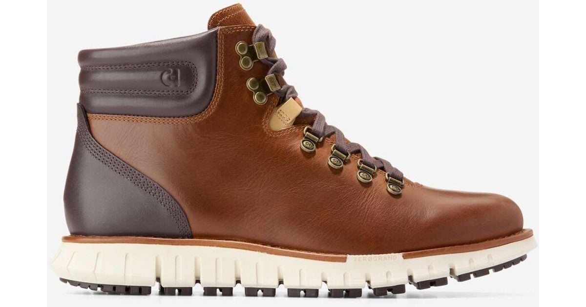 Cole Haan Men's Zerøgrand Remastered Waterproof Hiking Boots in Brown ...