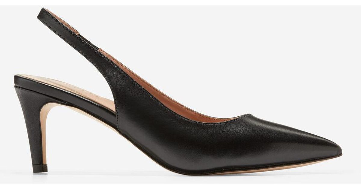 Cole Haan Womens Vandam Sling Back Pump In Black Lyst