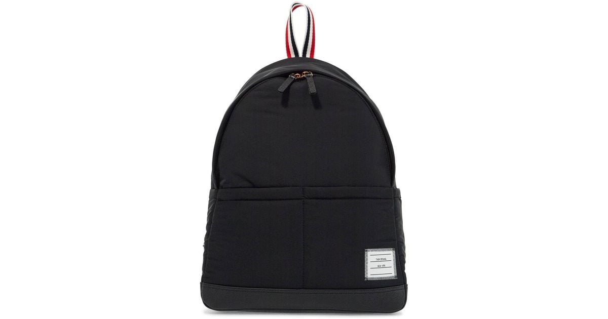 Thom Browne Multipocket Backpack in Black for Men | Lyst