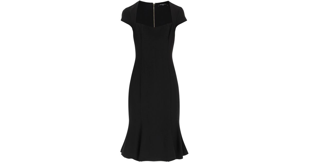 MARCIANO BY GUESS 'fenton' Midi Dress in Black | Lyst