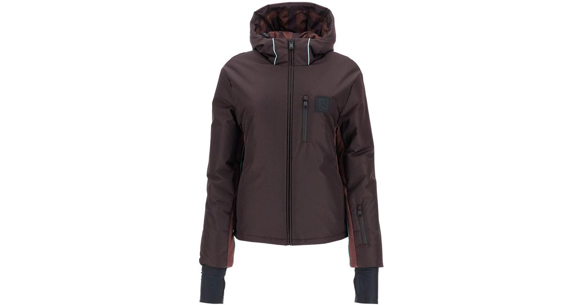Fendi Padded Ski Jacket For Winter in Black | Lyst