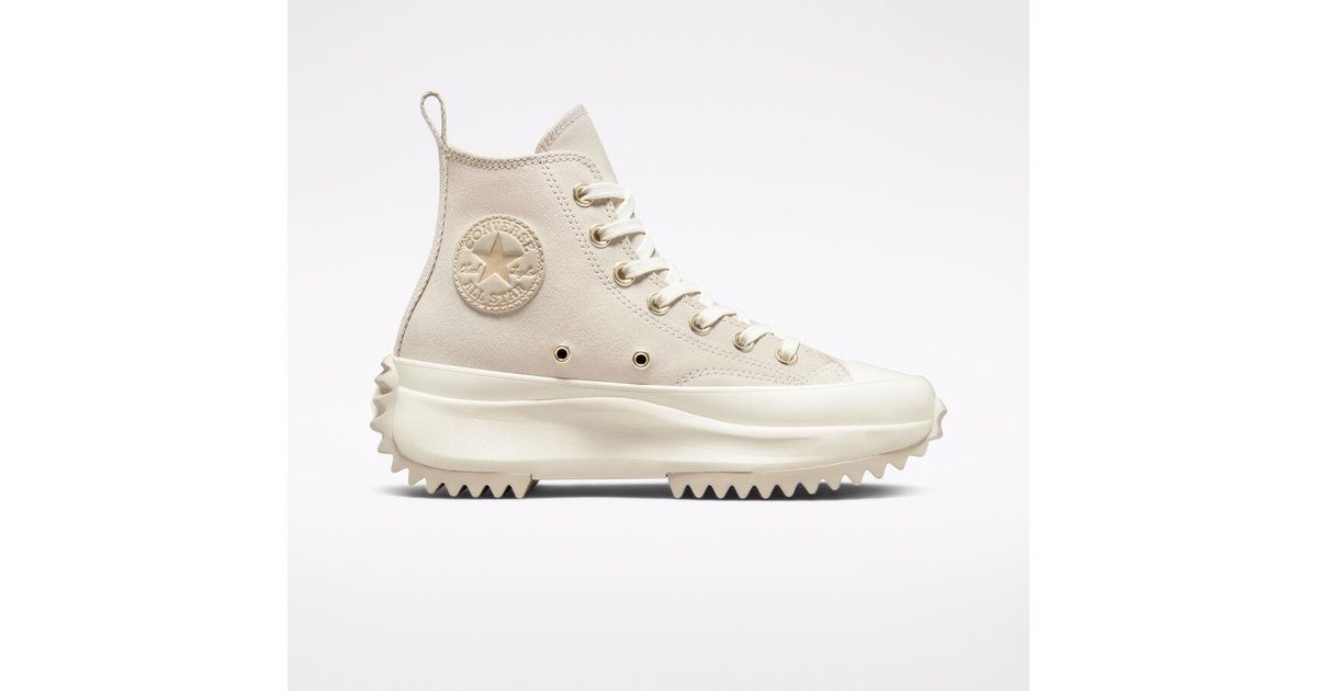 Run Star Hike Platform Earthy Neutrals Converse en coloris Blanc | Lyst