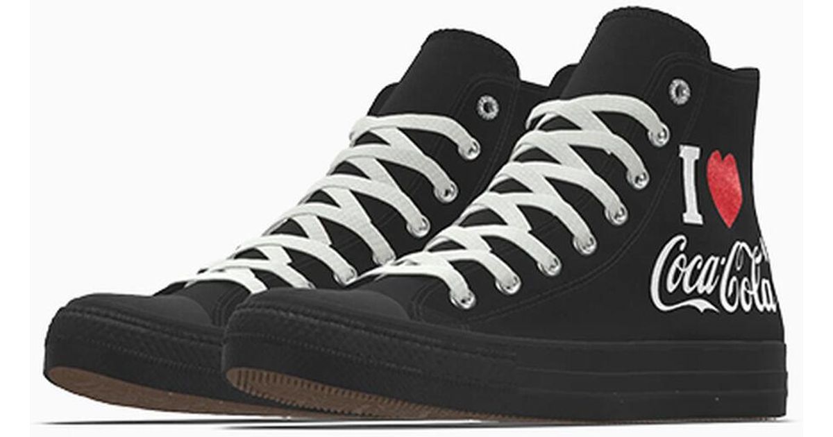 Converse By You X Coca-Cola Chuck Taylor All Star in Black | Lyst UK