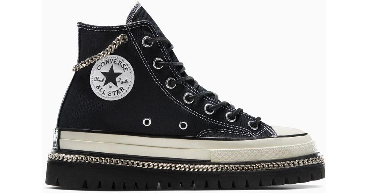 Converse Chuck 70 Bold Chain in Black | Lyst UK