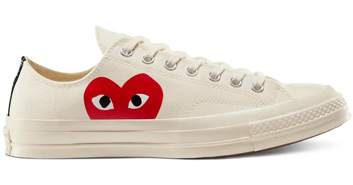 Converse X Play Comme Des Garã§Ons Chuck 70 Canvas in Black | Lyst