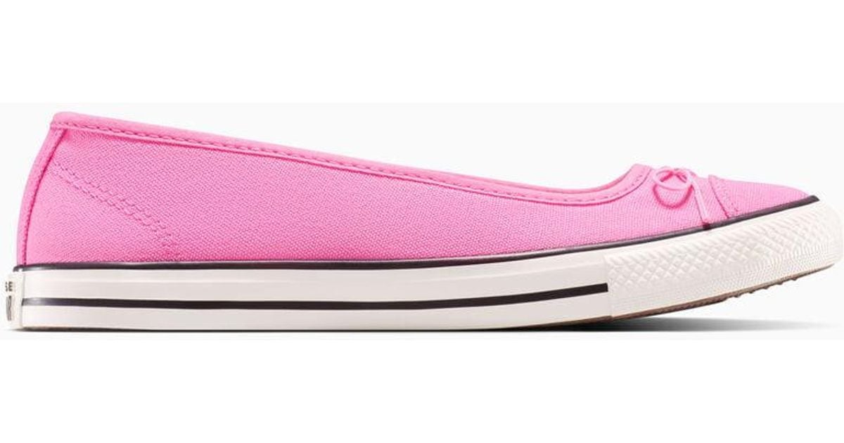 Converse Chuck Taylor All Star Dainty Ballerina in Pink | Lyst UK