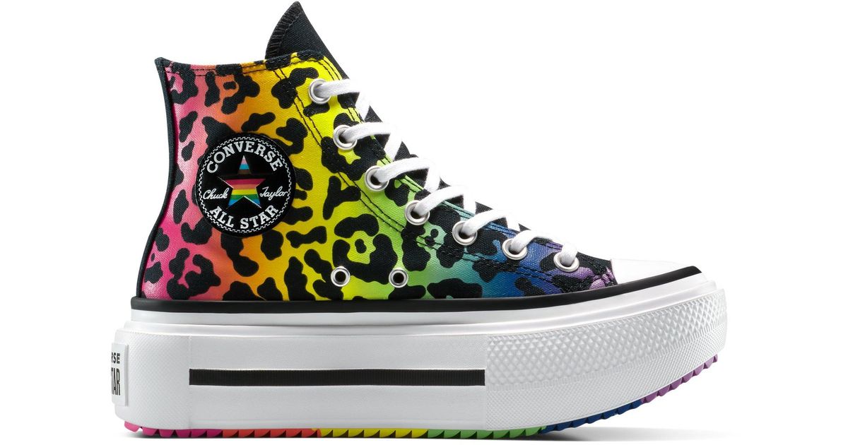 Converse Chuck Taylor All Star Lift Double Stack Platform Pride in Blue ...