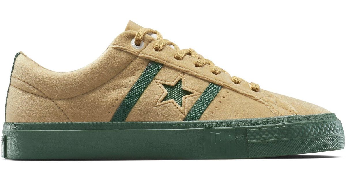 Converse X Undefeated One Star Academy Pro in Green | Lyst