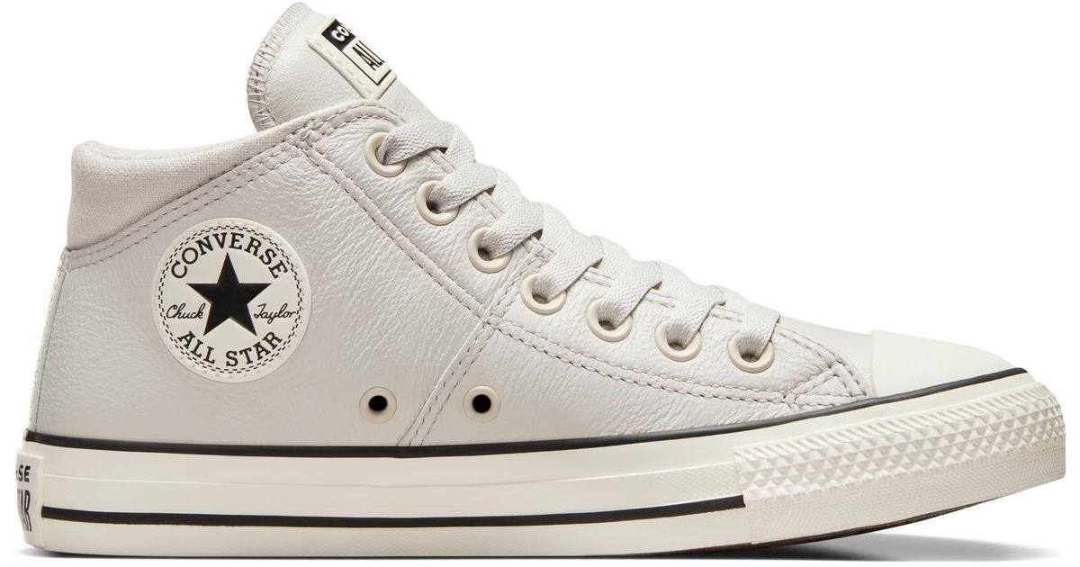 Converse Chuck Taylor All Star Madison Leather Canvas For in White | Lyst