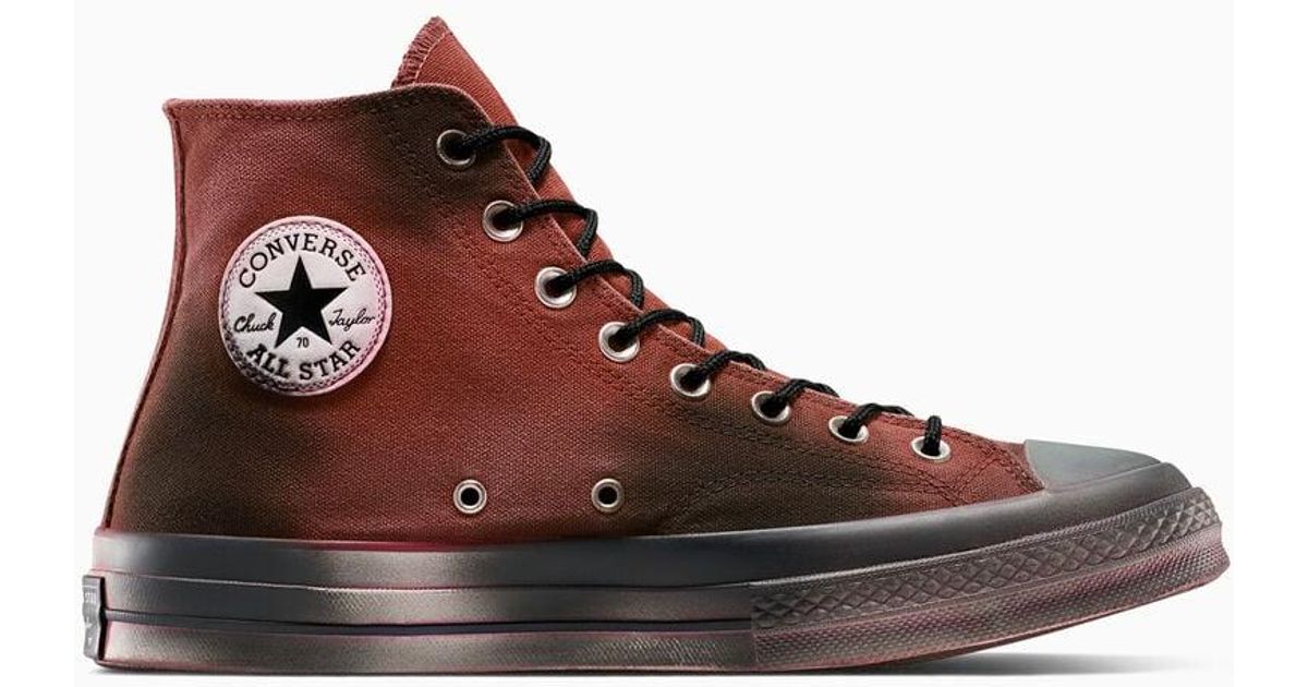Converse Chuck 70 Canvas Spray Paint in Brown | Lyst UK
