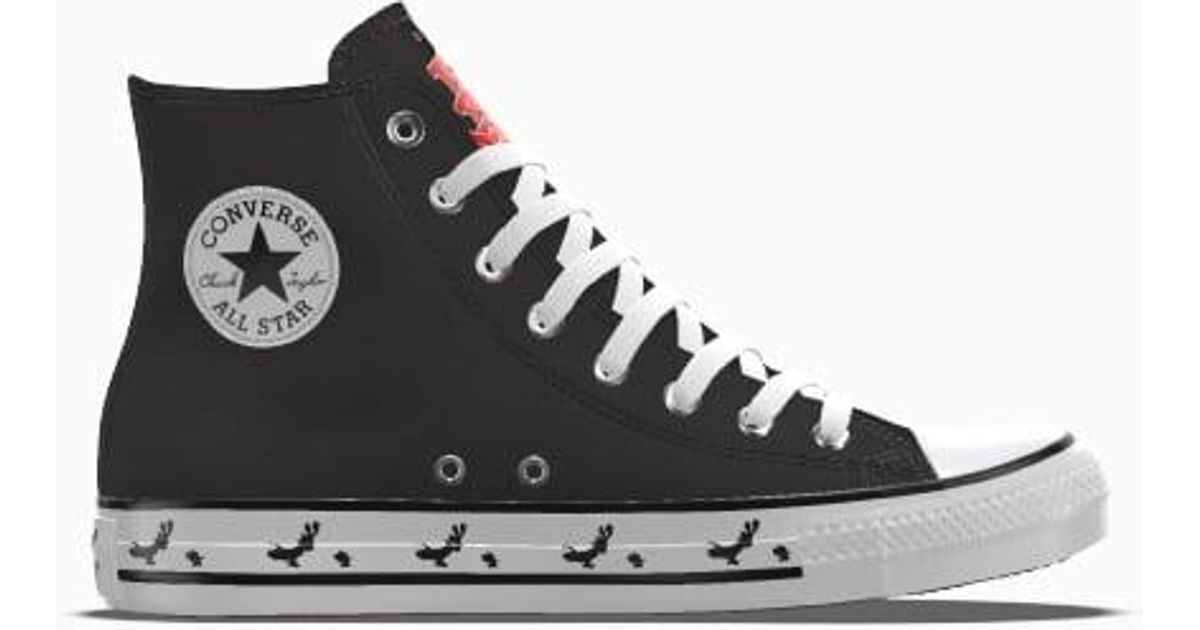 Converse By You X Tom And Jerry Chuck Taylor All Star Canvas in Black ...