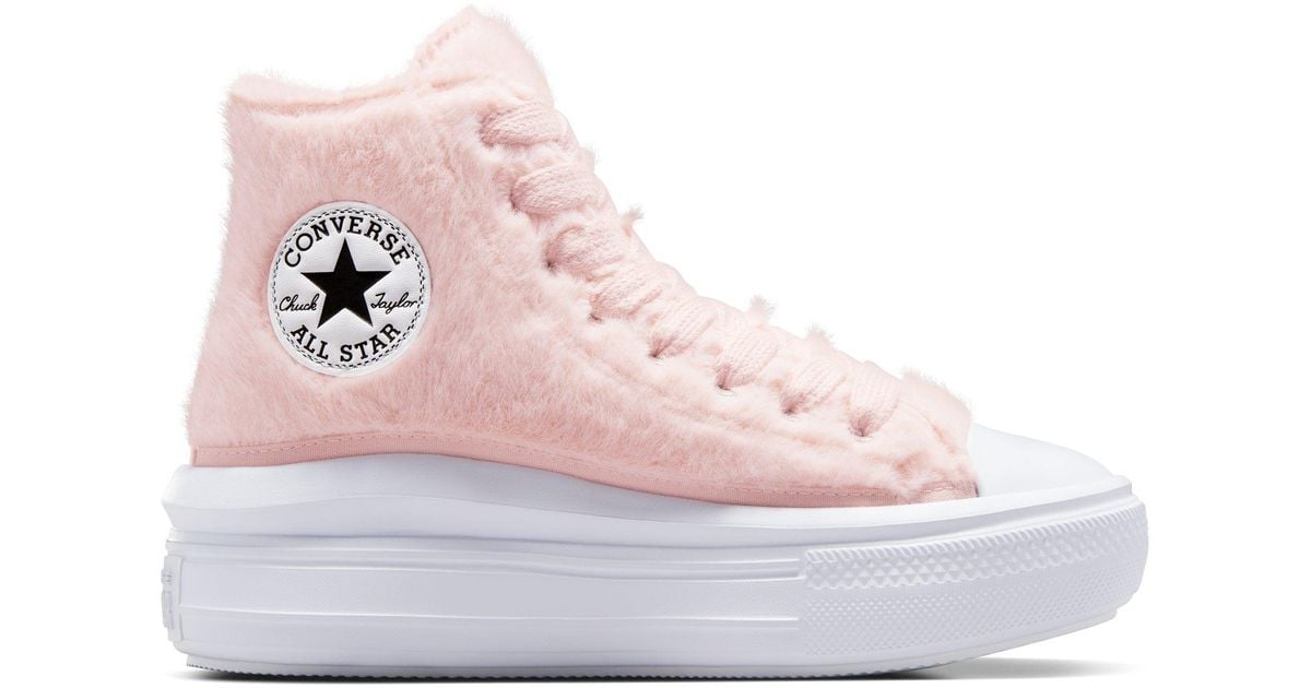 Converse Chuck All Star Move Platform Faux Fur Comes With A Pair Of ...