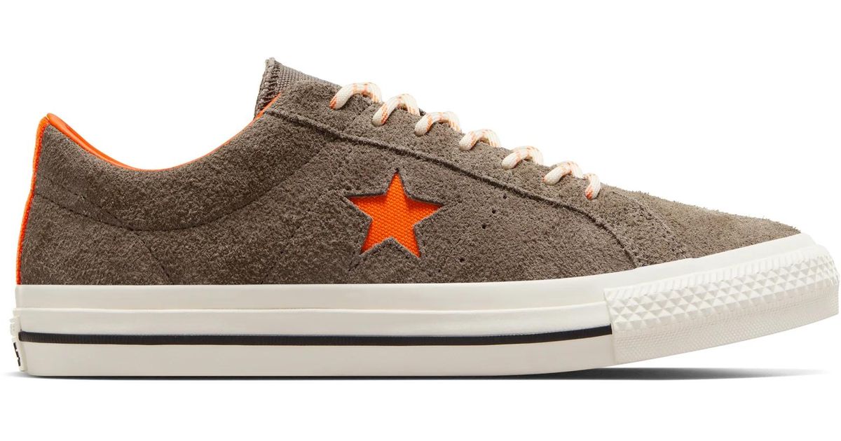 Converse Cons One Star Pro Suede & Canvas in White | Lyst