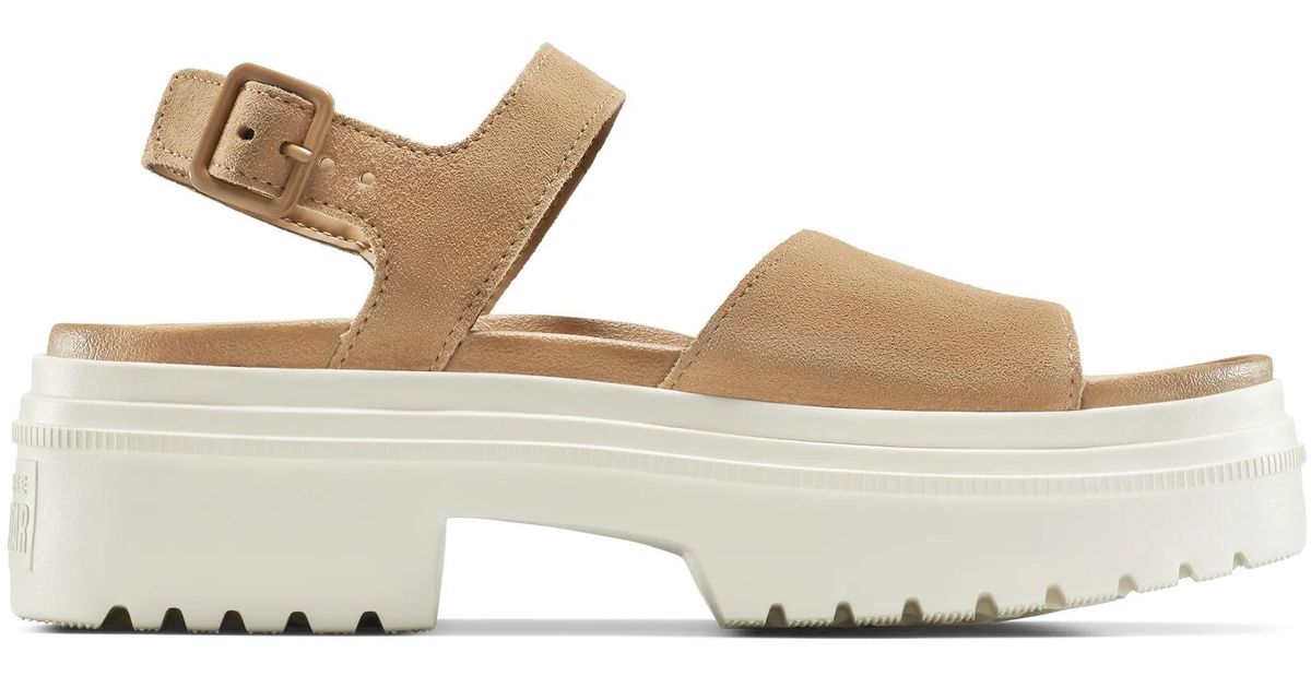 Converse Chuck Taylor All Star Lugged Heel Sandal Suede For in Metallic ...