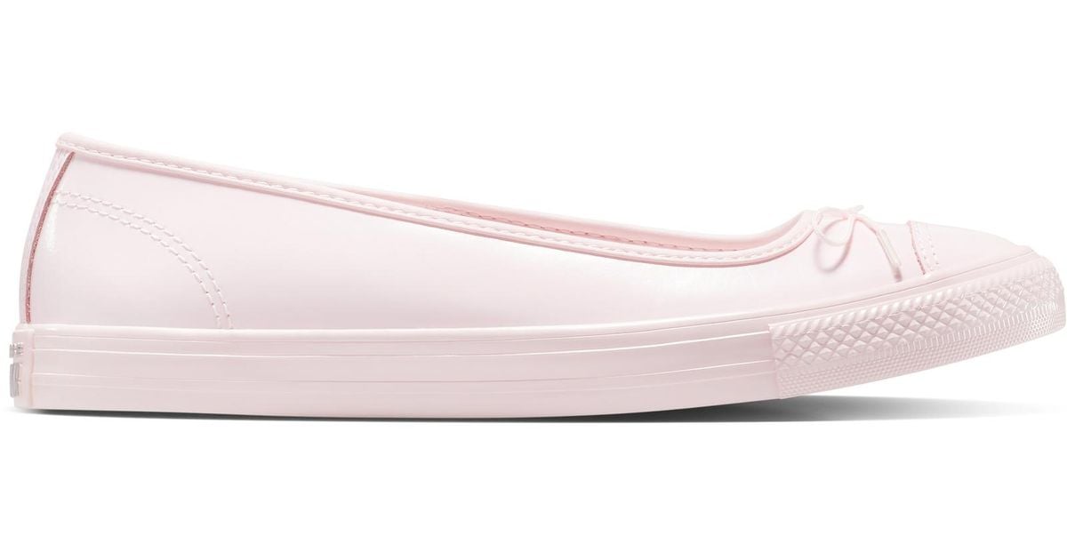 Converse Chuck Taylor All Star Dainty Ballerina Patent Leather Slip On ...