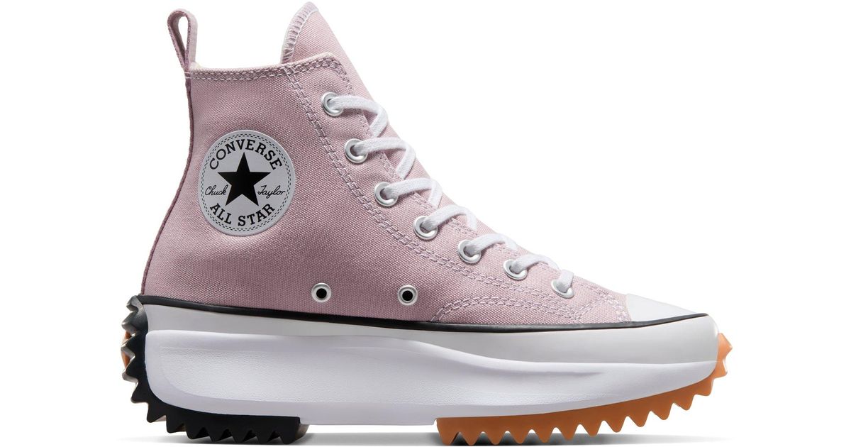 Converse Run Star Hike Platform Seasonal Color Canvas in Blue | Lyst