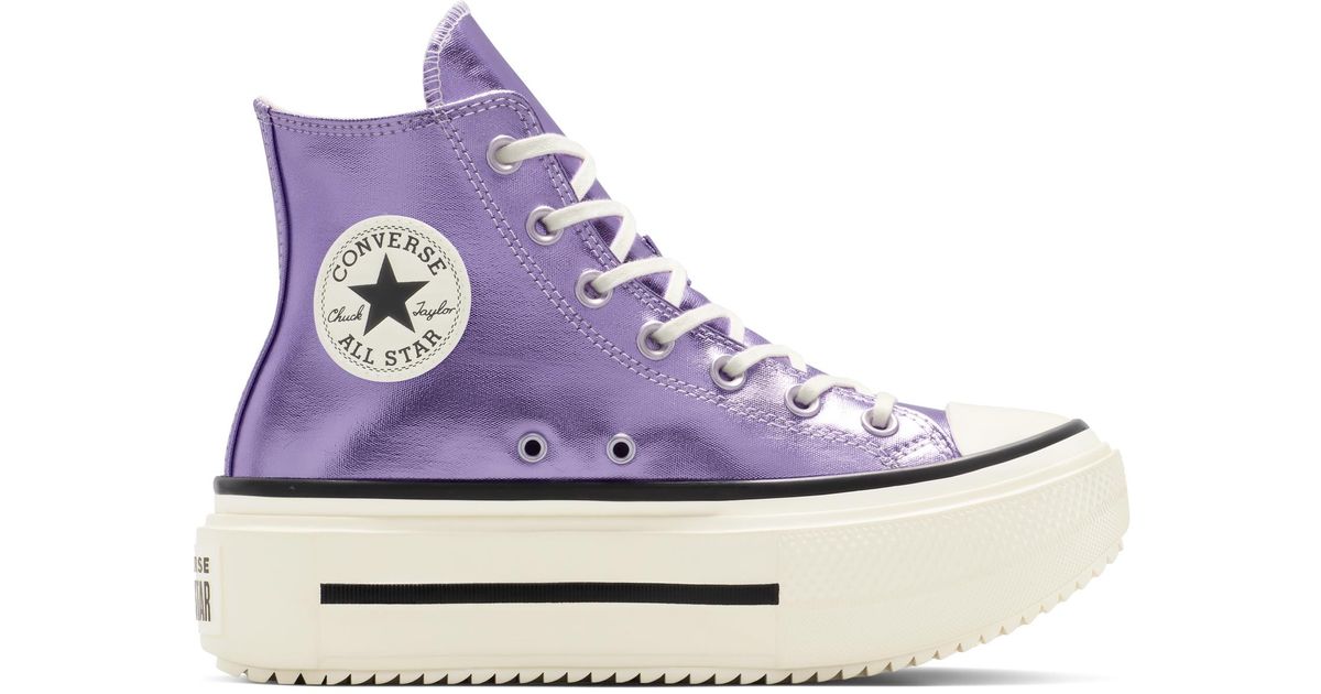 Converse Chuck Taylor All Star Lift Double Stack Platform Metallic ...