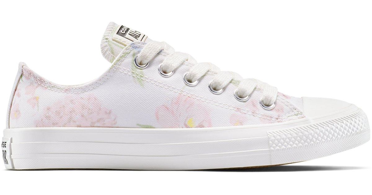 Converse Chuck Taylor All Star Flowers in White | Lyst