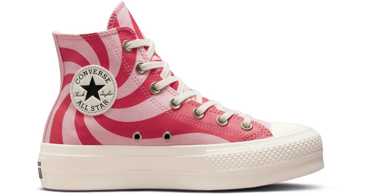 Converse Chuck Taylor All Star Lift Platform Color Candy in Pink | Lyst