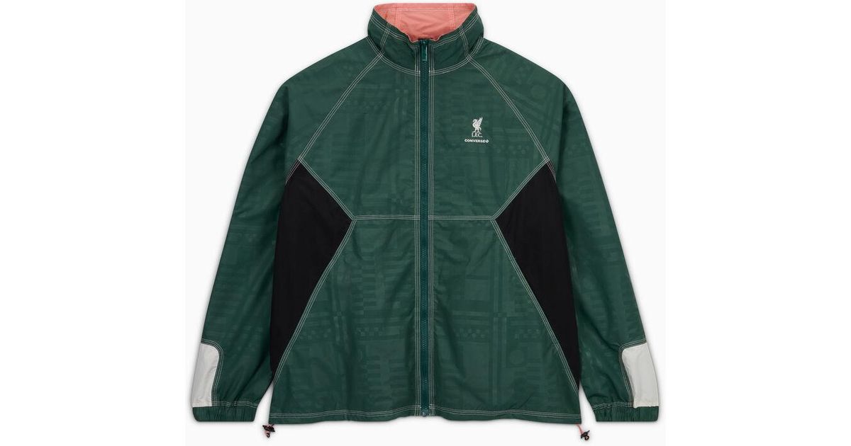 Converse X Liverpool Fc Wind Jacket in Green | Lyst UK