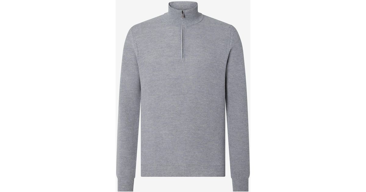Corneliani Light Extra Fine Merino Wool Turtleneck in Grey for Men ...